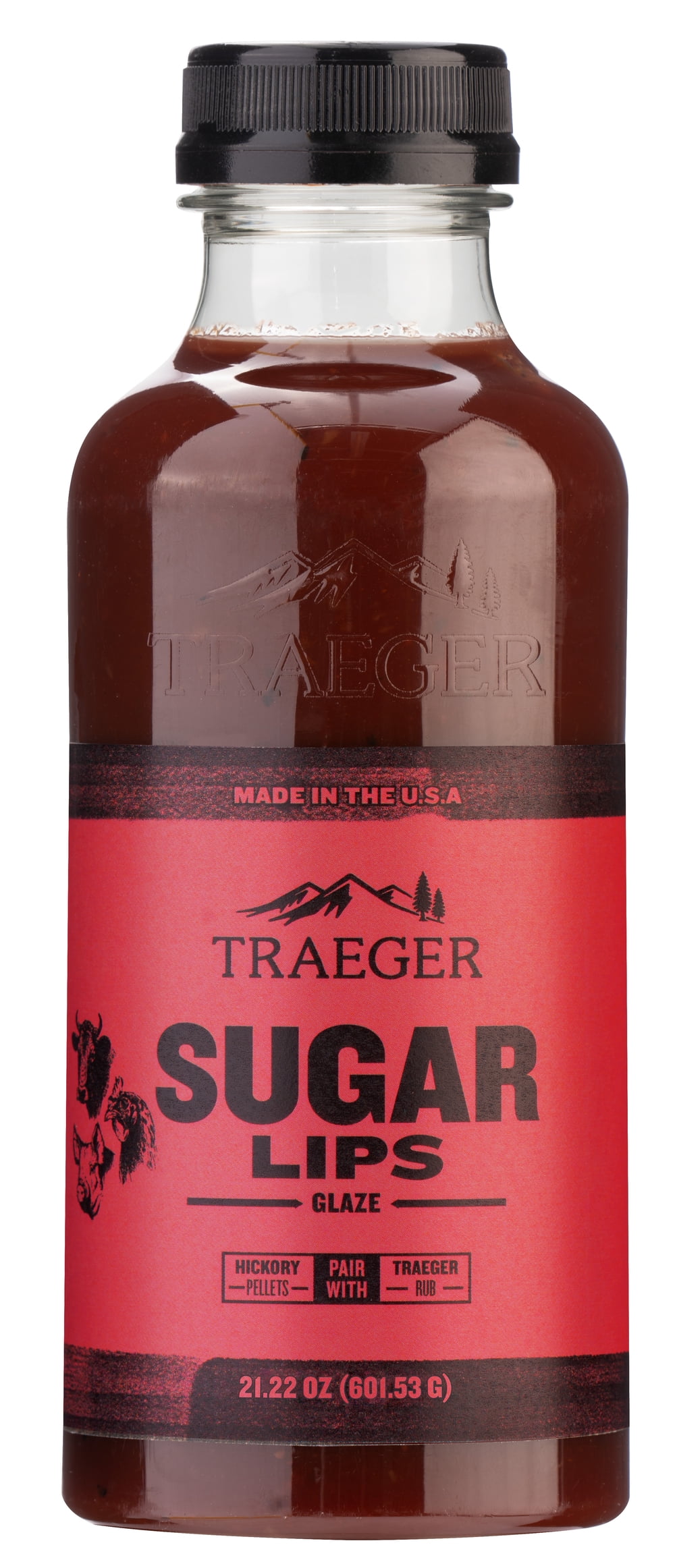 Traeger Pellet Grills BBQ Sauce - Sugar Lips Glaze, Barbecue Flavor, 21 ...