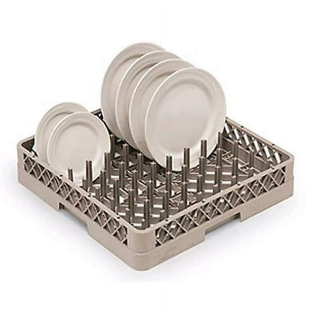 Traex TR3 Rack-Master Beige 19.75 Square Plate Storage Rack - Walmart.com