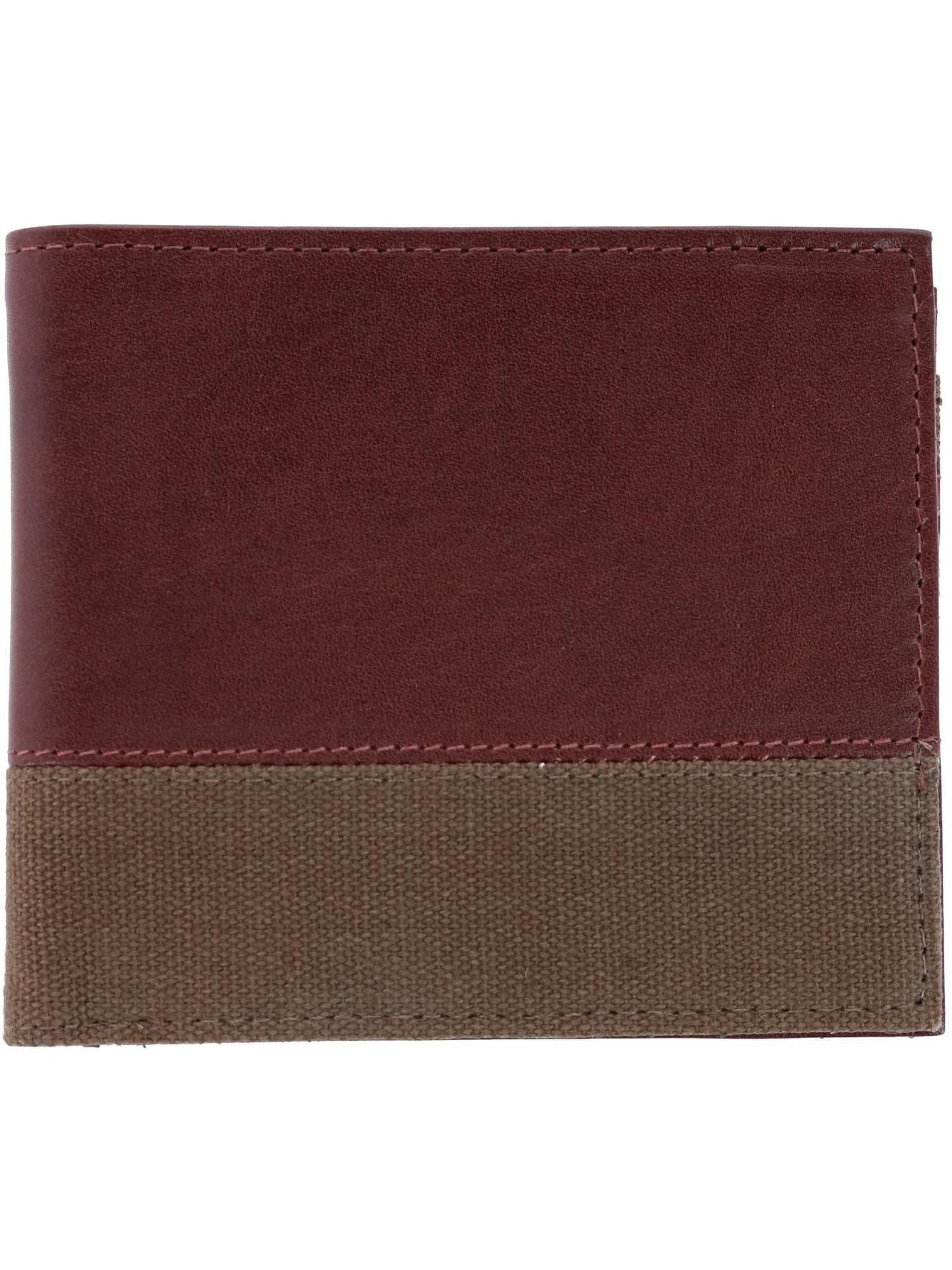 Trafalgar Charing Cross RFID Leather & Canvas Bifold Wallet (Men ...