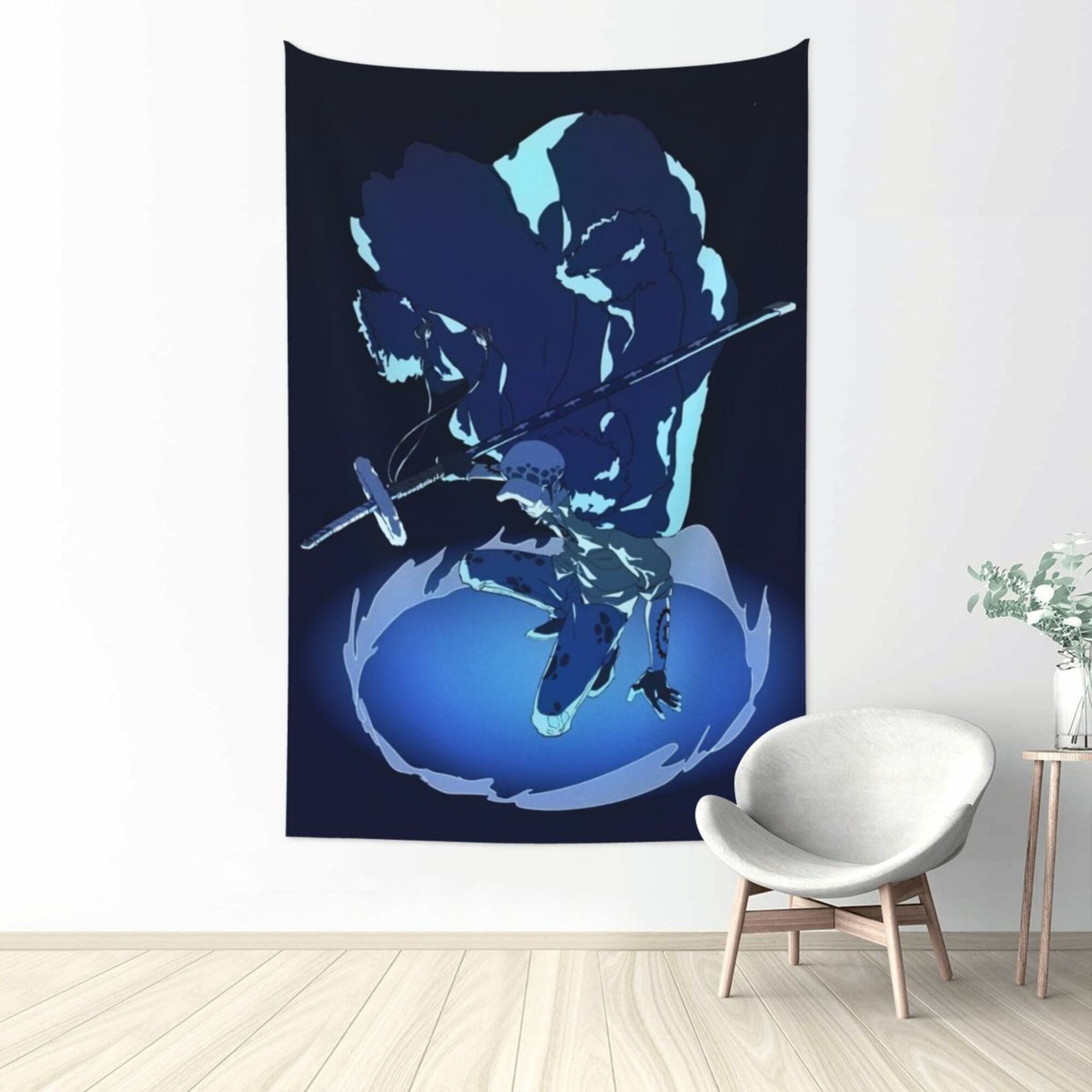 Trafalgar Law Anime Tapestry for Bedroom Livingroom Dormitory Wall ...