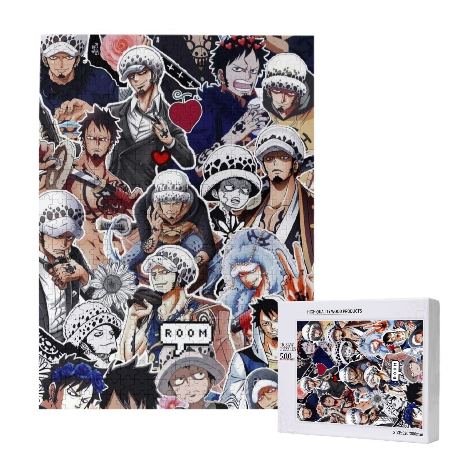 Trafalgar Law Home Puzzle Boys Girls Teen 300/500/1000 piece wooden ...