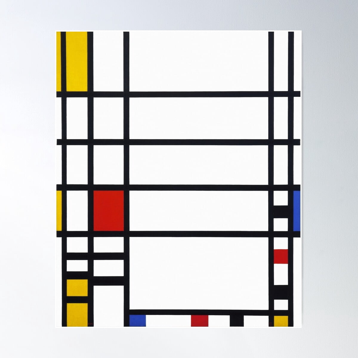 Trafalgar Square (High Resolution), Mondrian Poster Wall Art, Modern ...