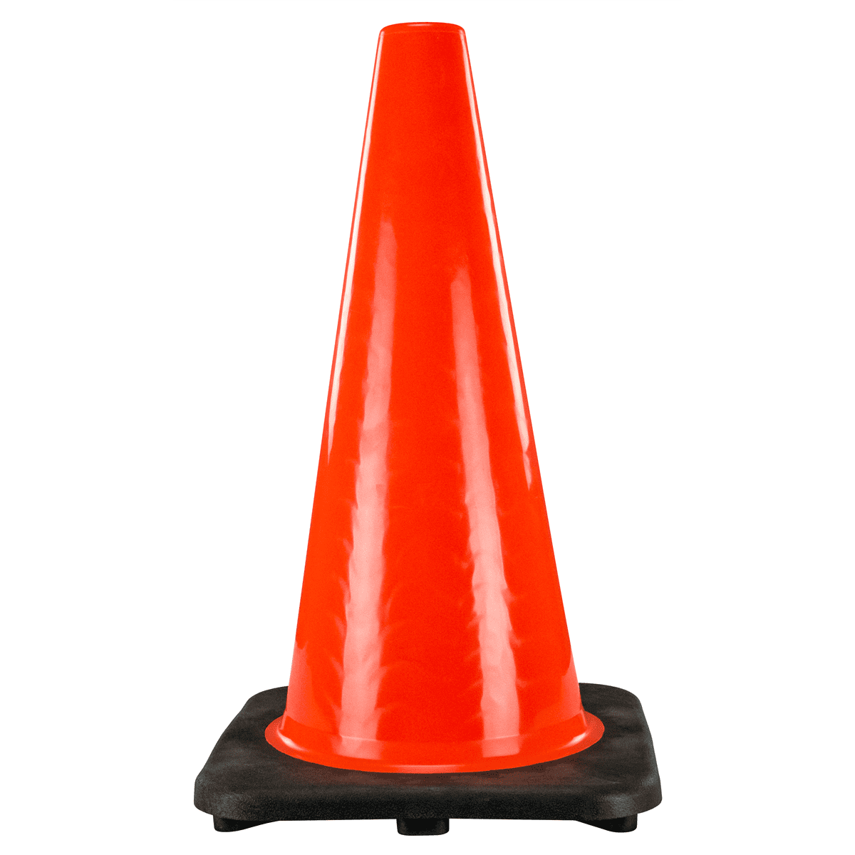 Traffic Cone Solid Orange-18 BULK/PALLET - Walmart.com