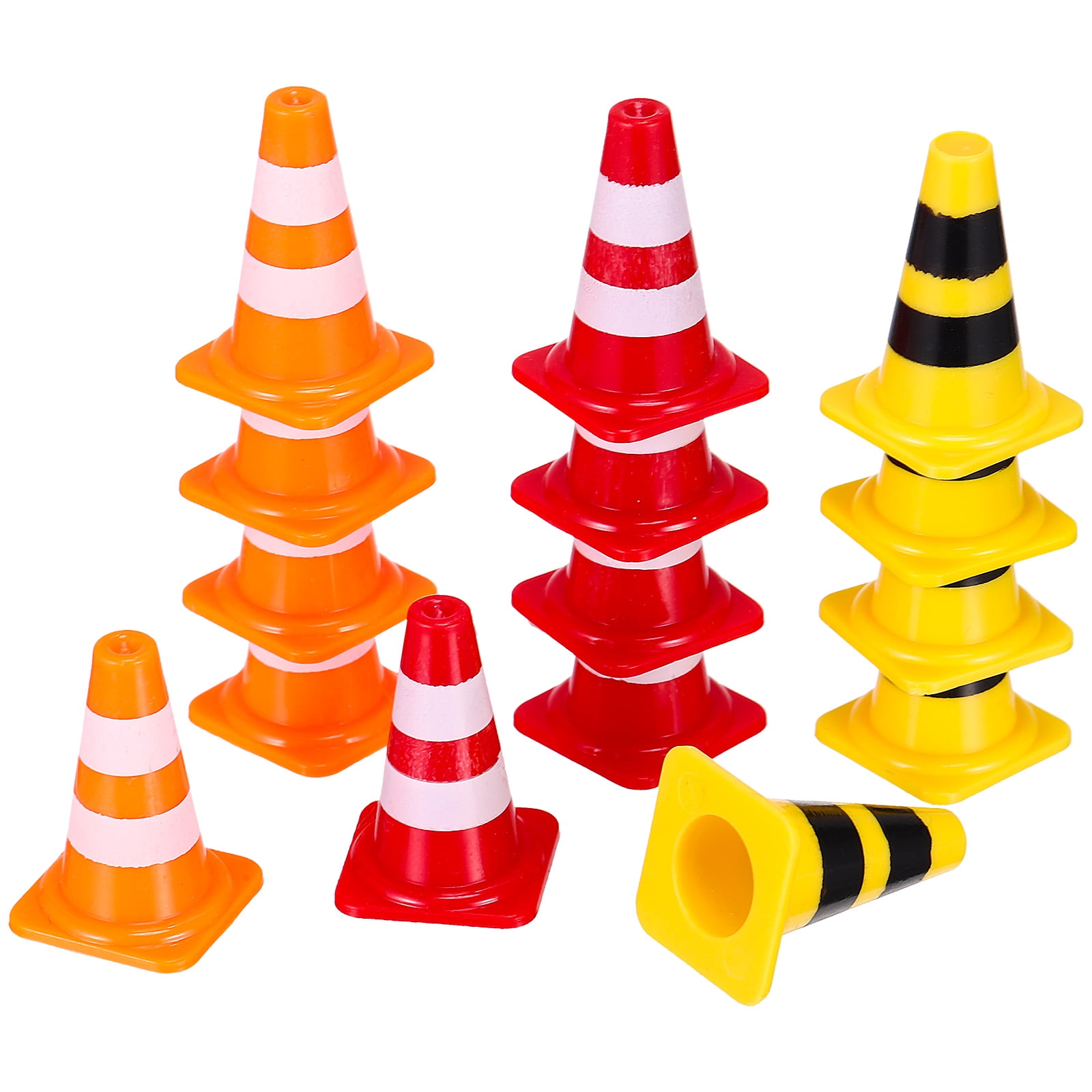 Traffic Cone Toys For Kids Mini Cones Roadblock Simulation Props ...