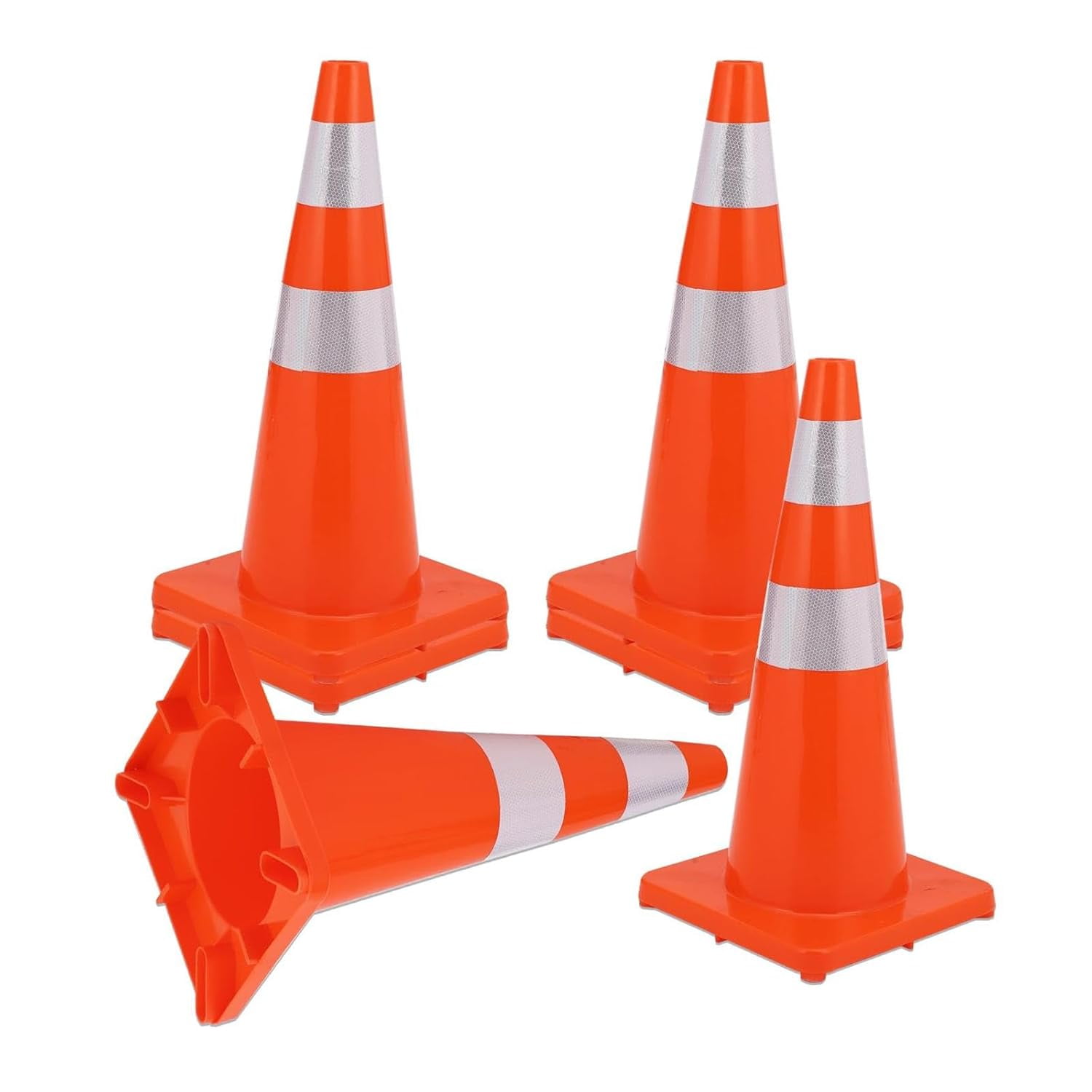 Traffic Cones18"/28"/36", Safety Cones, PVC Orange Cones with ...