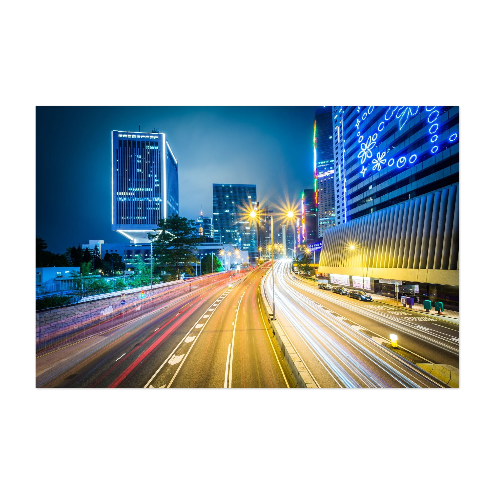 Traffic on Connaught Road - Hong Kong Photography City Skyline ...
