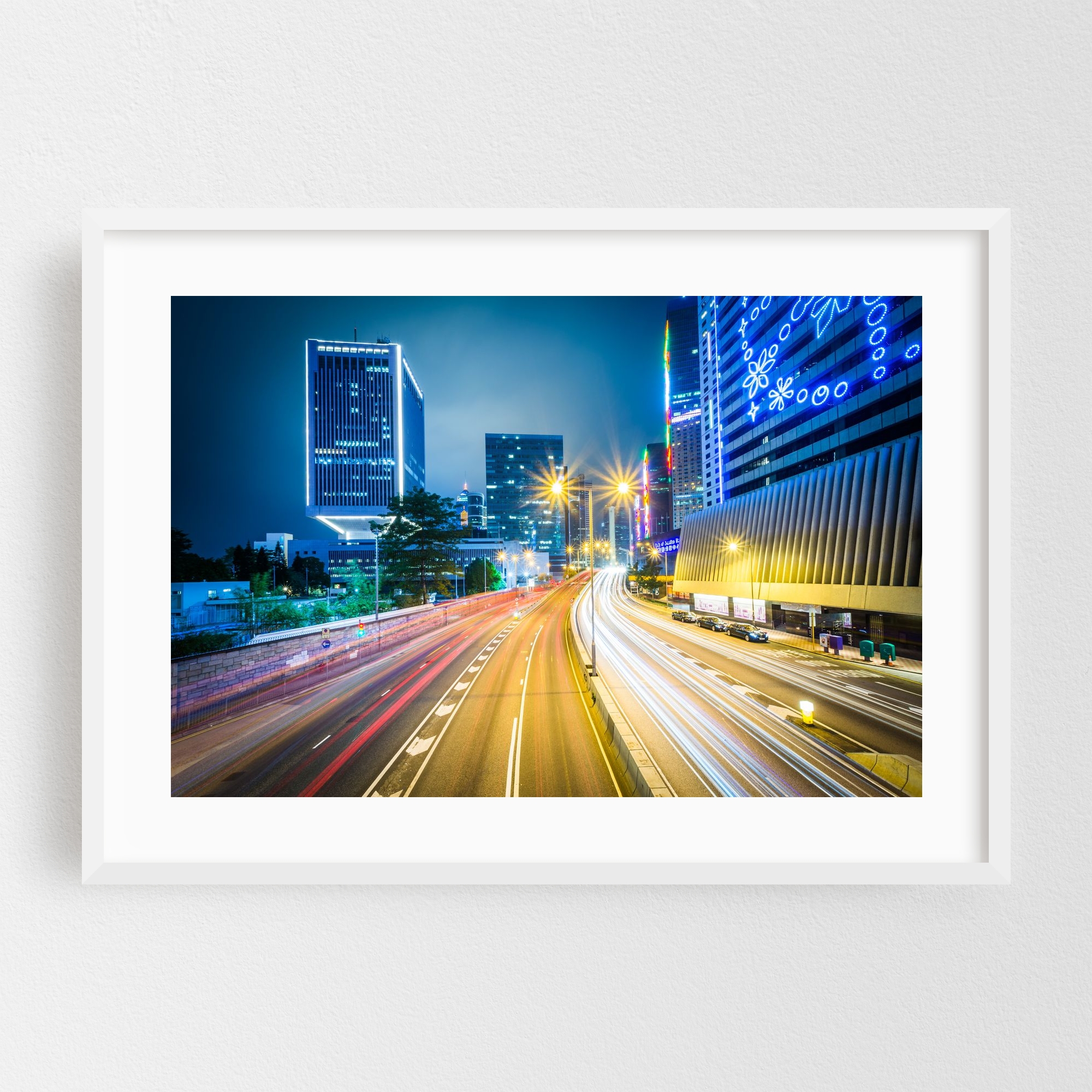 Traffic on Connaught Road - Hong Kong Photography City Skyline ...