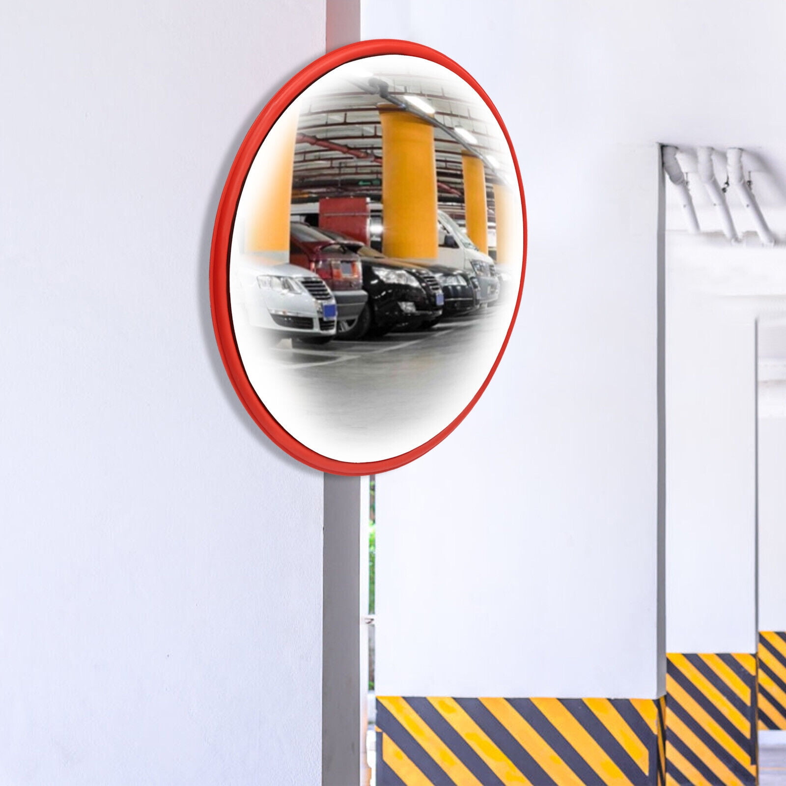 Traffic Convex PC Mirror Wide Angle Blind Spot Corner Road Parking ...