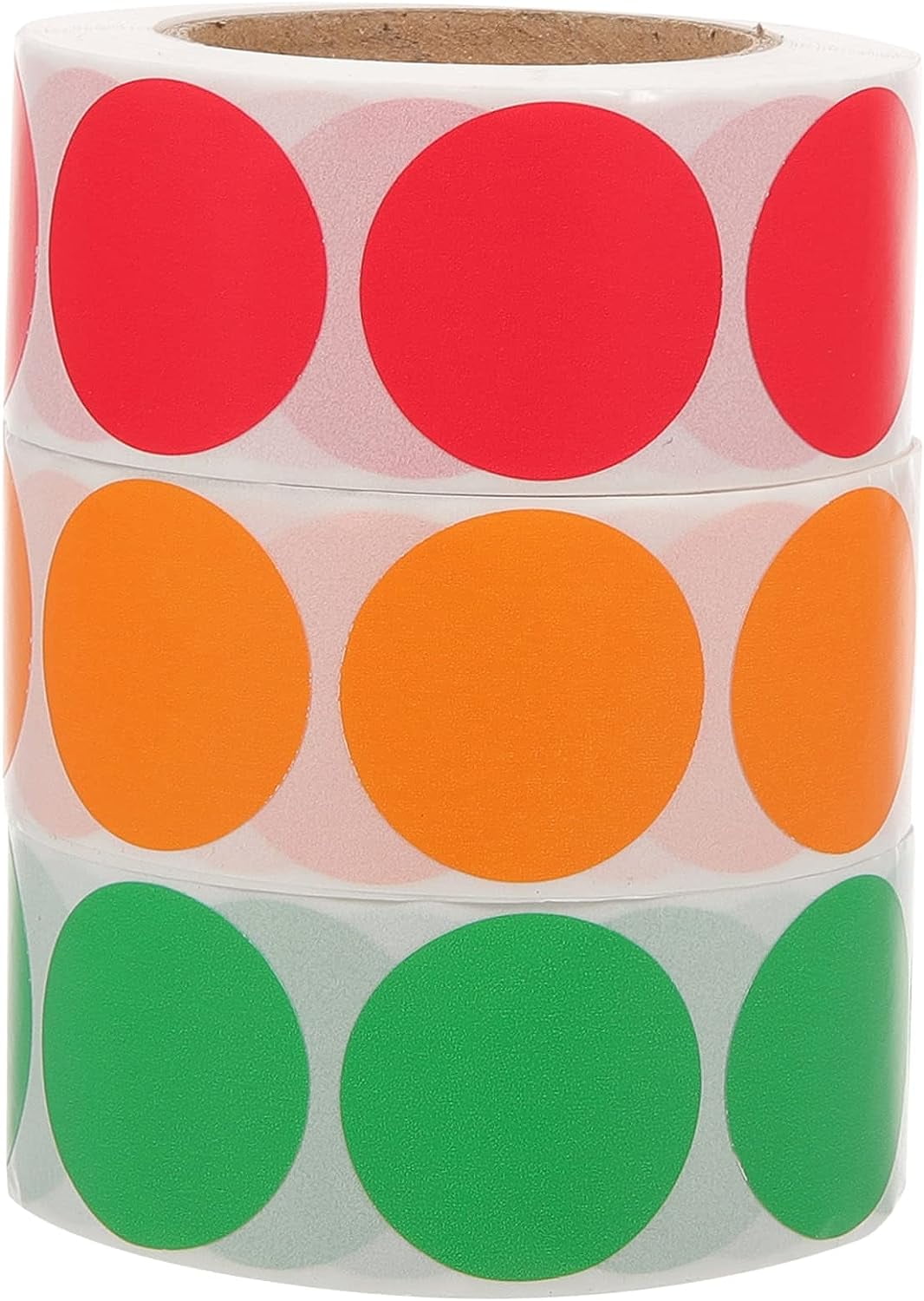 Traffic Light Stickers 3 Rolls Color Stickers Sticker Labels Circle ...