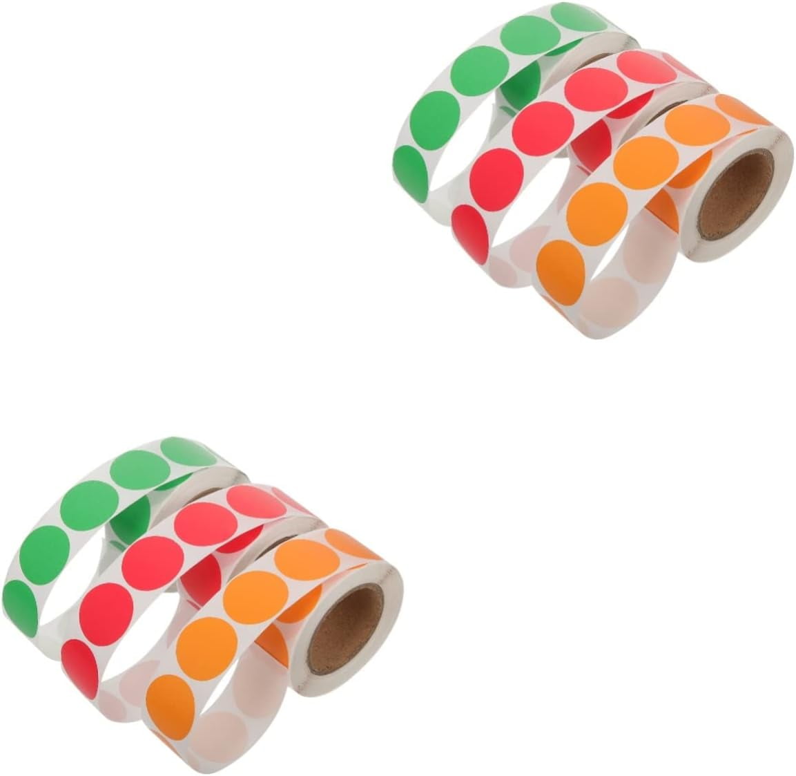 Traffic Light Stickers 6 Rolls Color Dot Stickers Sticker Labels ...