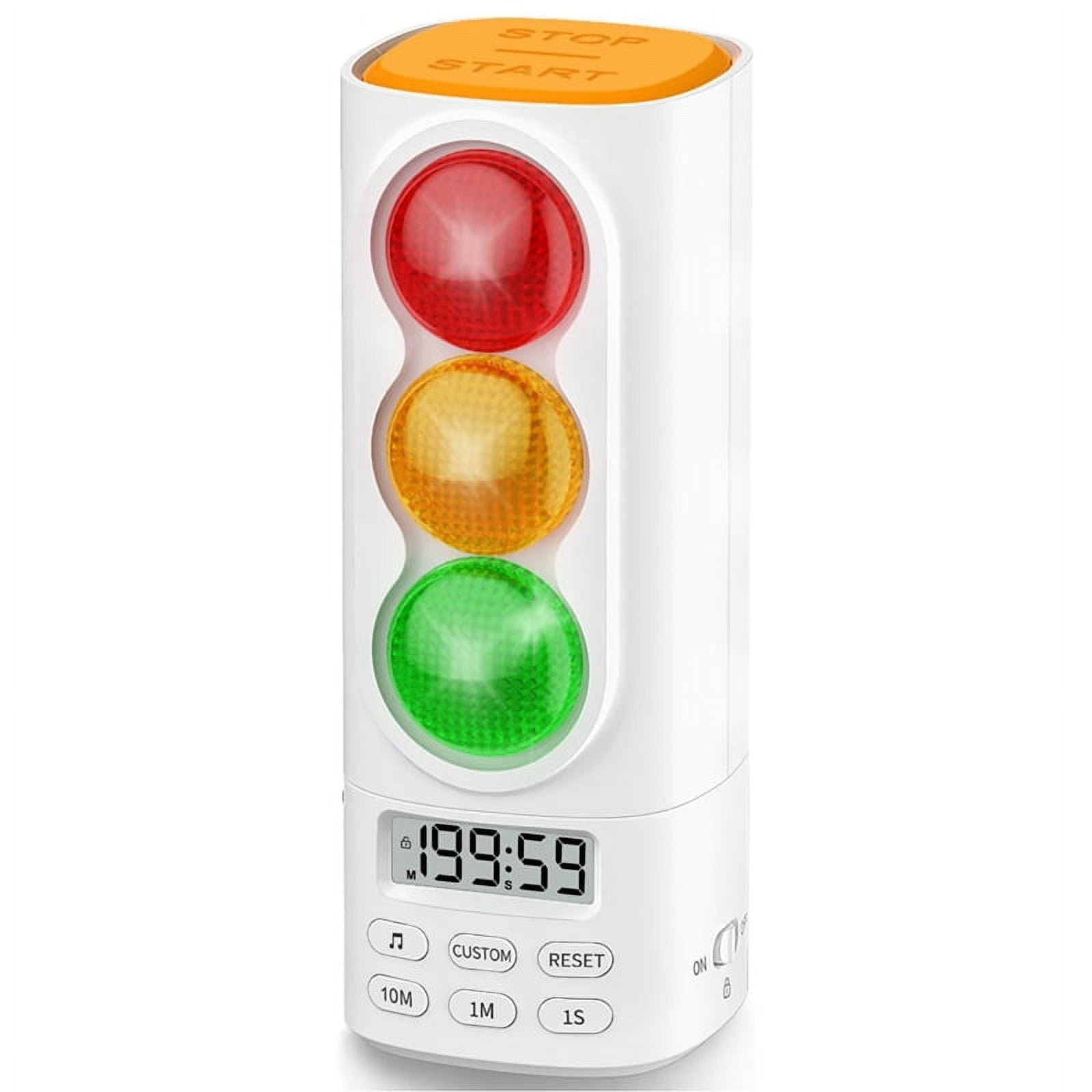 Traffic Light Visual Audio Digital Timer, LCD Display Volume Adjustment ...