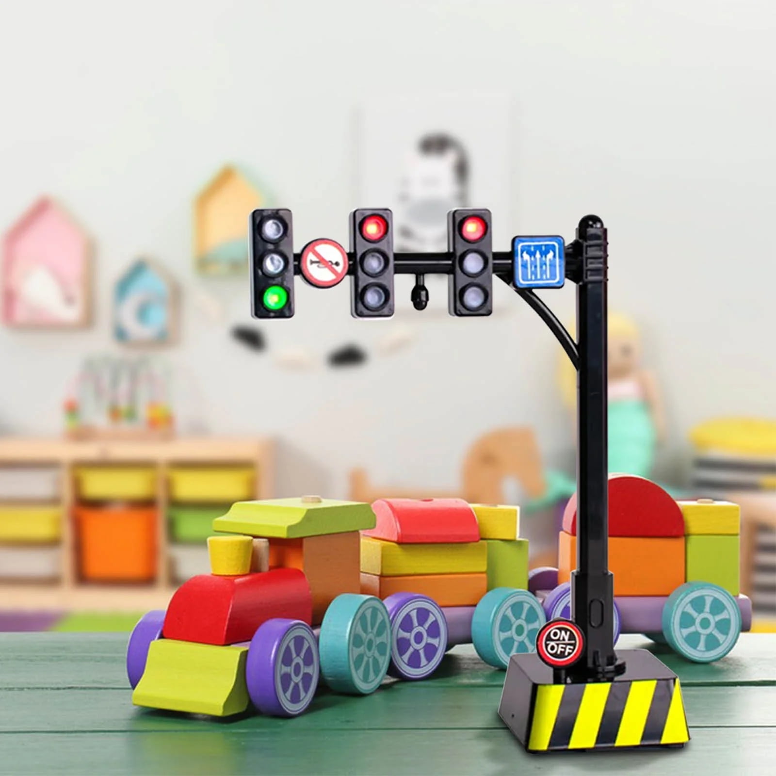 Interactive Traffic Light Toy with Sound & Light | Early Learning ...