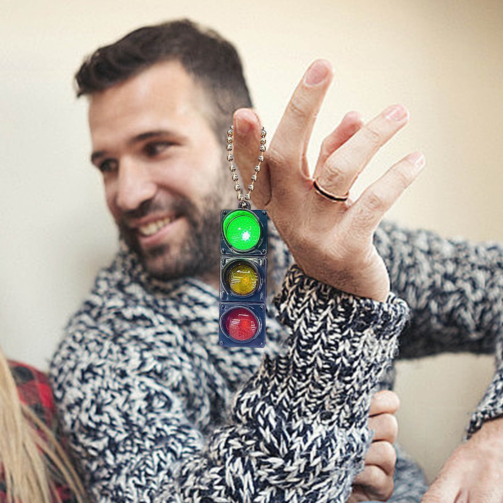 Traffic Lights Keychain, Electronic Traffic Lights Keychain Backpack ...