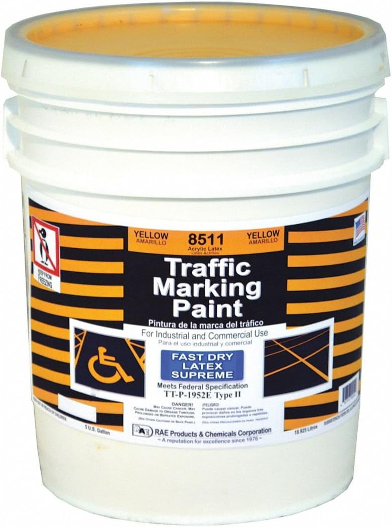 Traffic Marking Paint, Yellow, 5 gal - Walmart.com