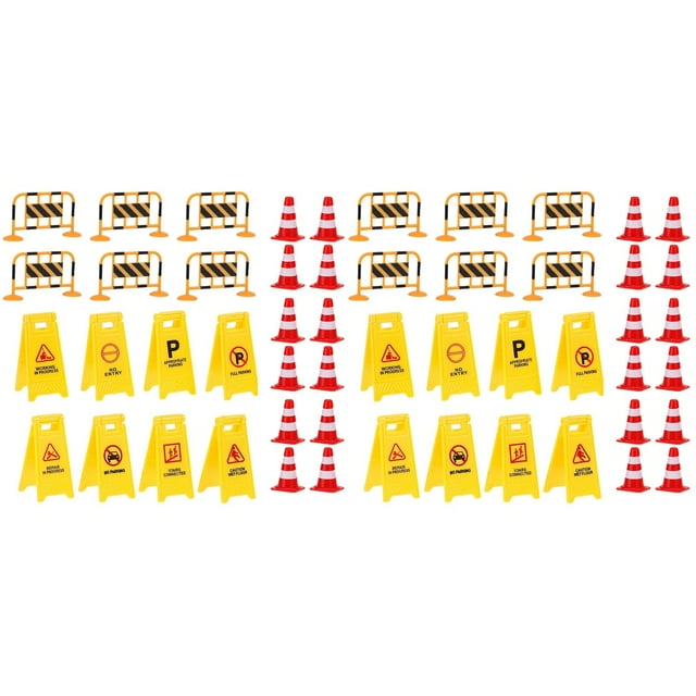 Traffic Sign Street Road Signs Toy Play Mini Sign Safety Signs Small ...