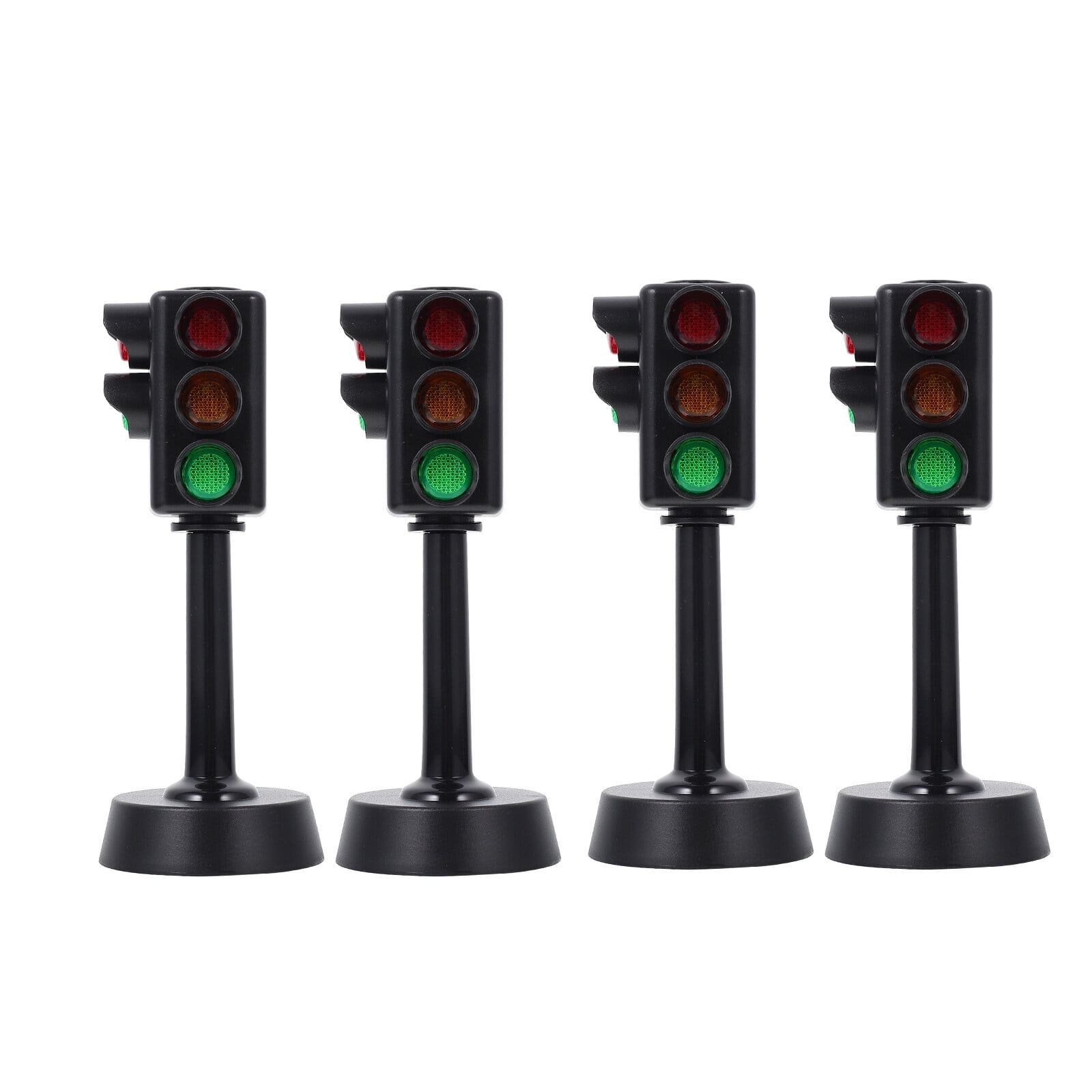 Traffic Signal Light Model,4Pcs Mini Traffic Light Toy Traffic Signal ...