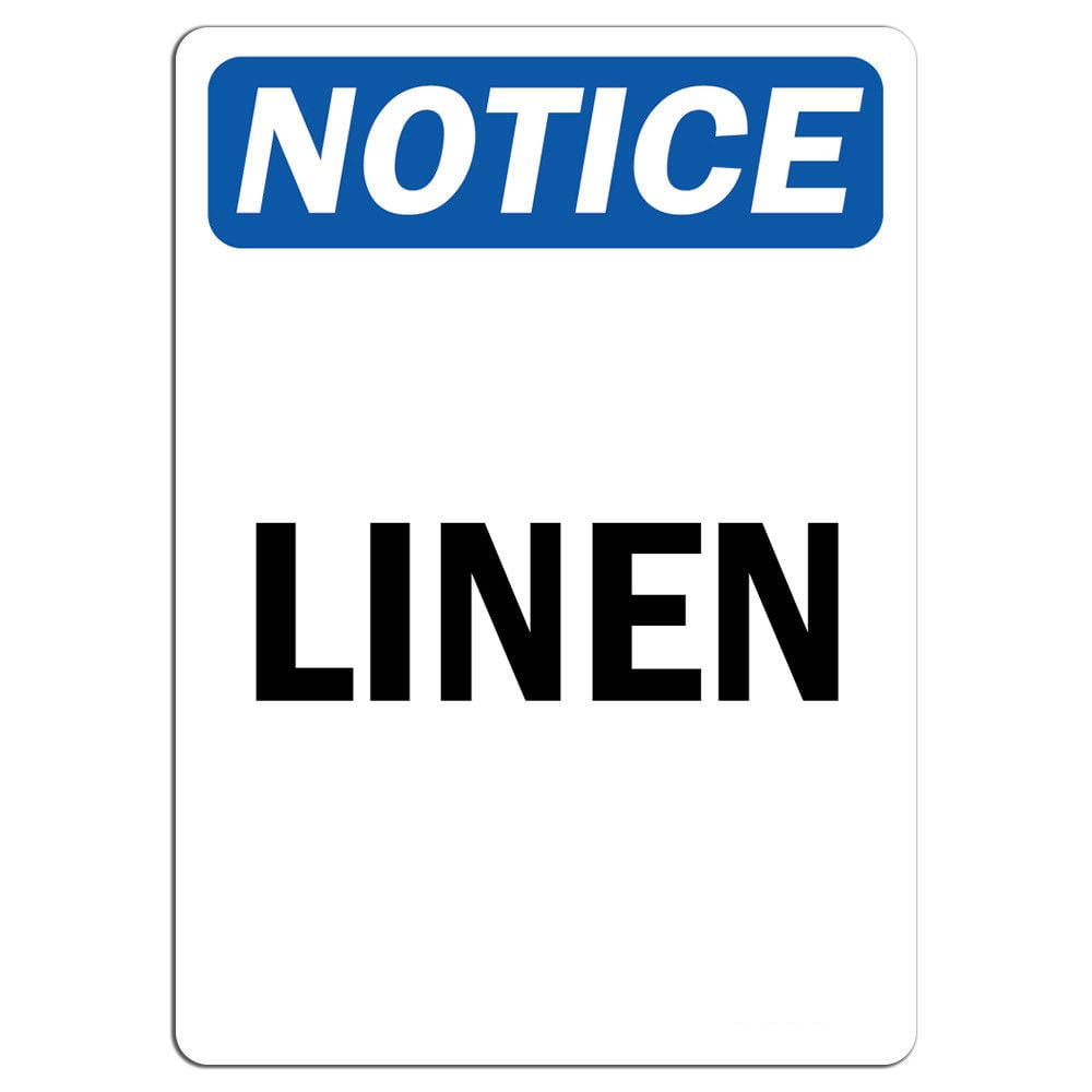 Traffic Signs - Notice - Linen Sign 18 x 24 Aluminum Sign Street ...