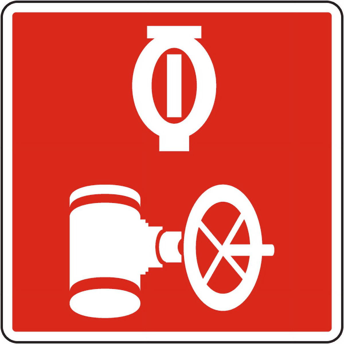 Traffic & Warehouse Signs - Automatic Sprinkler Control Valve Sign ...