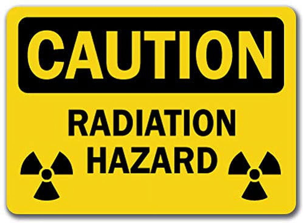 Traffic & Warehouse Signs - Caution - Sign - Radiation Hazard (with bio ...