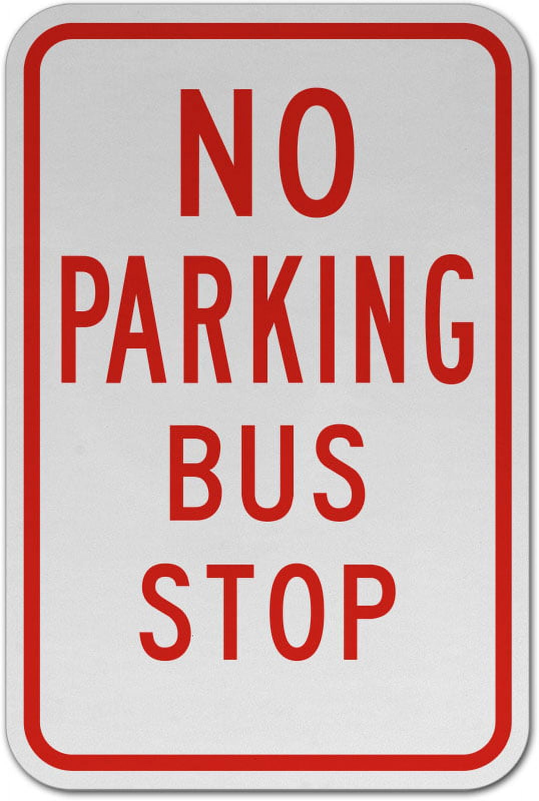 Traffic & Warehouse Signs - No Parking Bus Stop Sign - Weather Approved ...