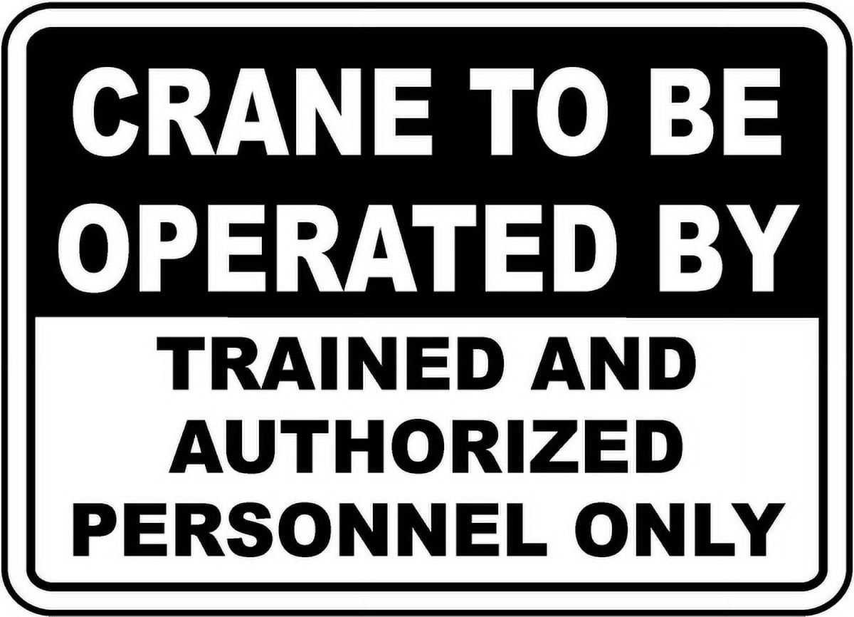 Traffic & Warehouse Signs - Operated By Trained Personnel Only Sign ...