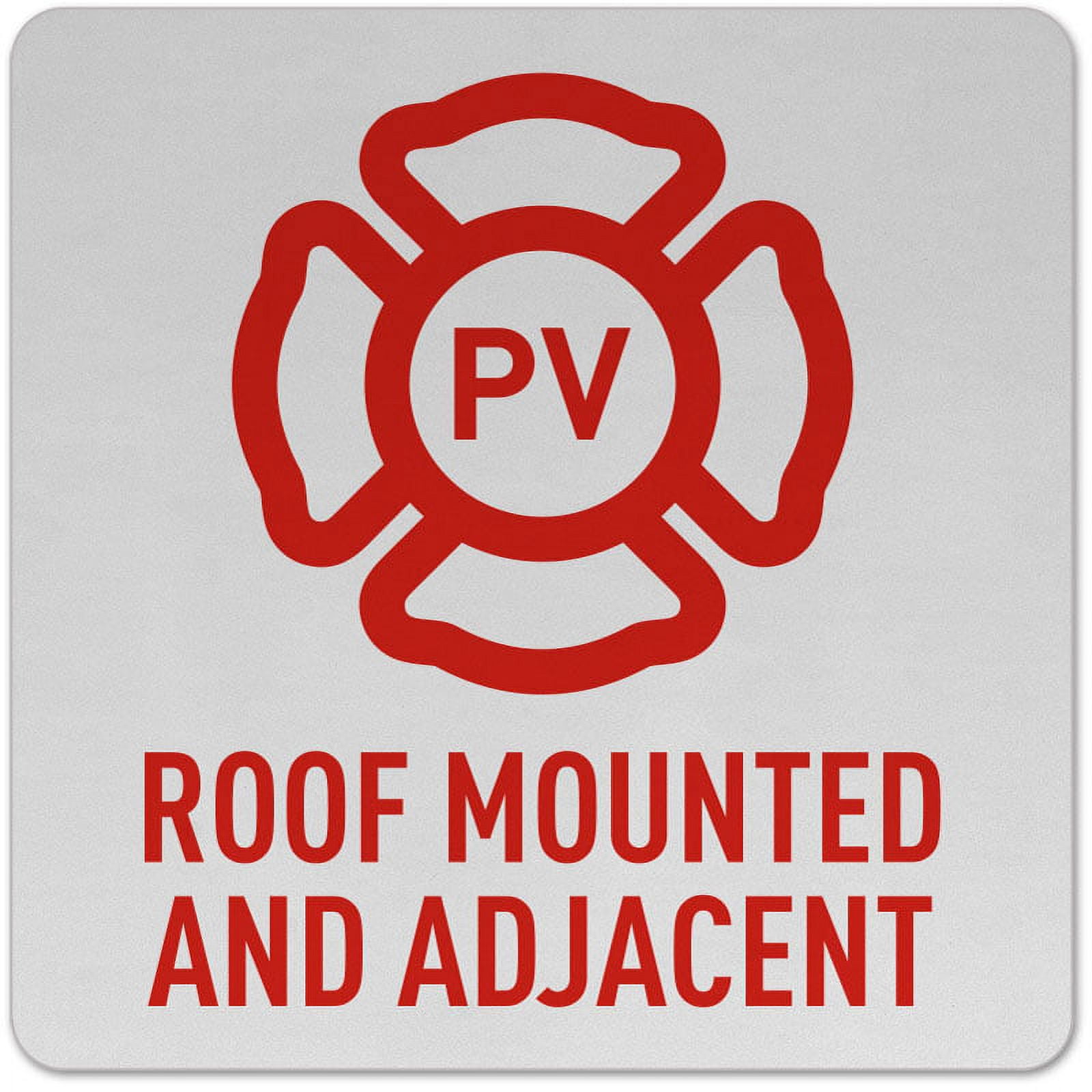 Traffic & Warehouse Signs - Roof Mounted and Adjacent Solar Panel Sign ...