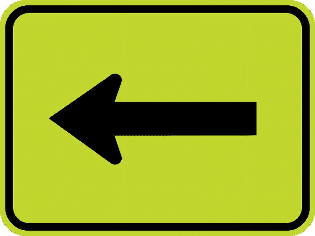 Traffic & Warehouse Signs - SW16-5P-Turn Arrow Sign - Weather Approved ...