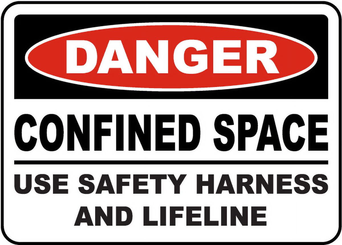 Traffic & Warehouse Signs - Use Safety Harness and Lifeline Sign ...