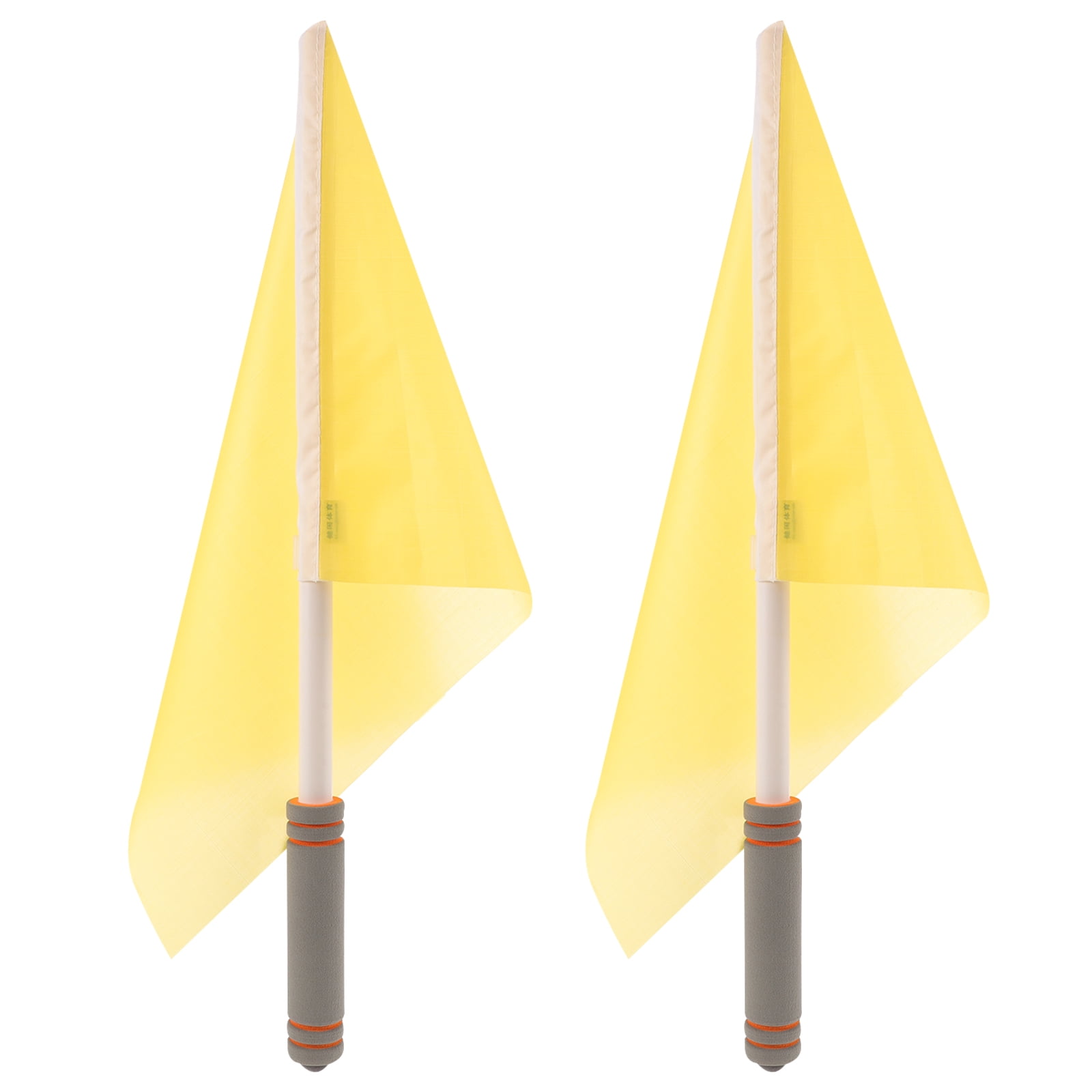TABLZONE Yellow Referee Flags 2Set High Visibility Soccer Football ...