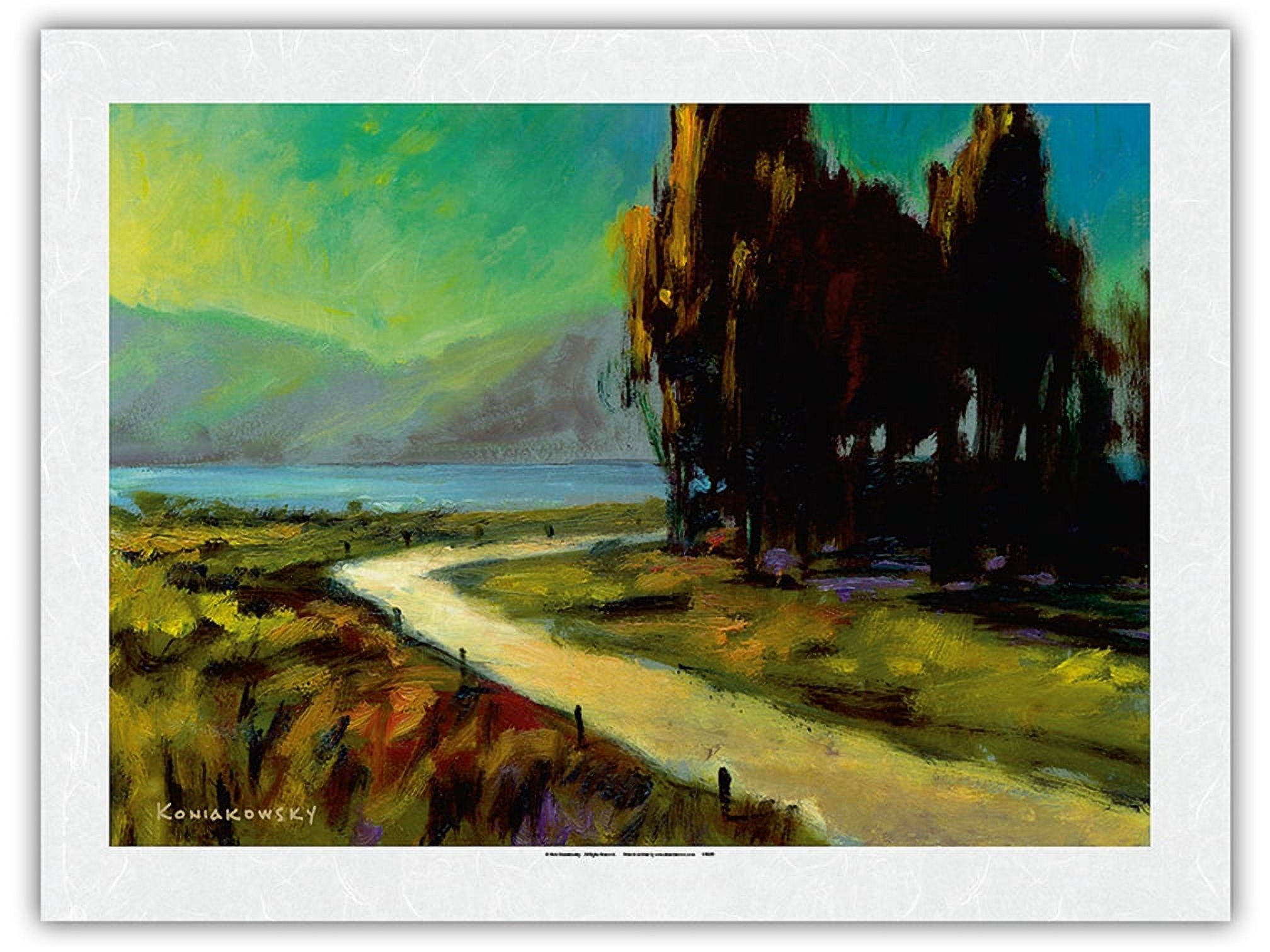 Trail Bend - Coastal Landscape - From an Original Color Painting by ...