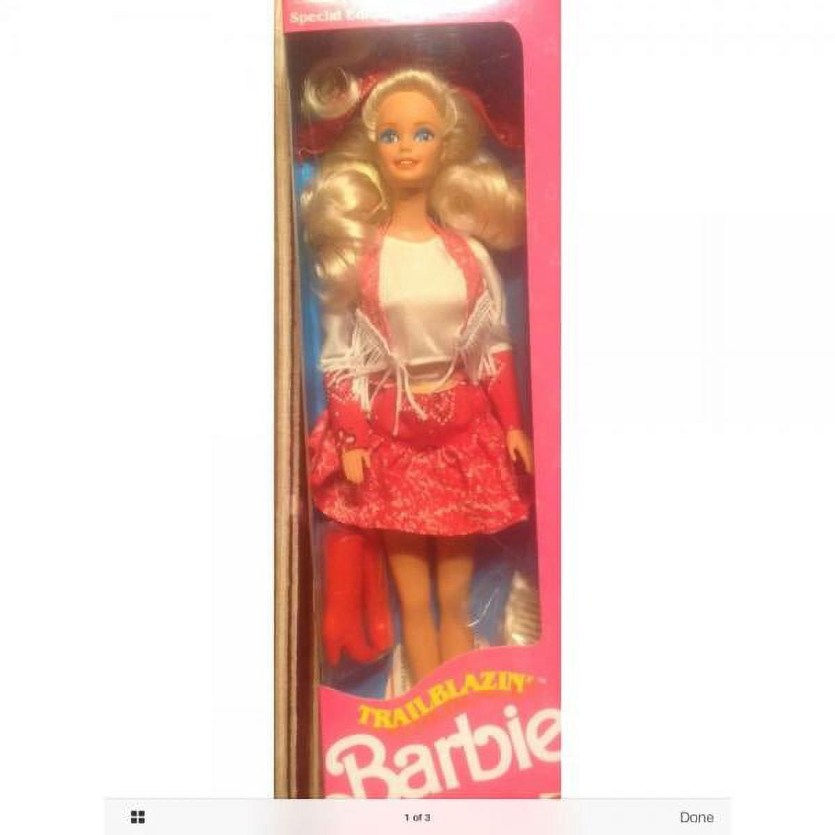 Trail Blazin Barbie in Western wear. 1991 M.K.L - Walmart.com