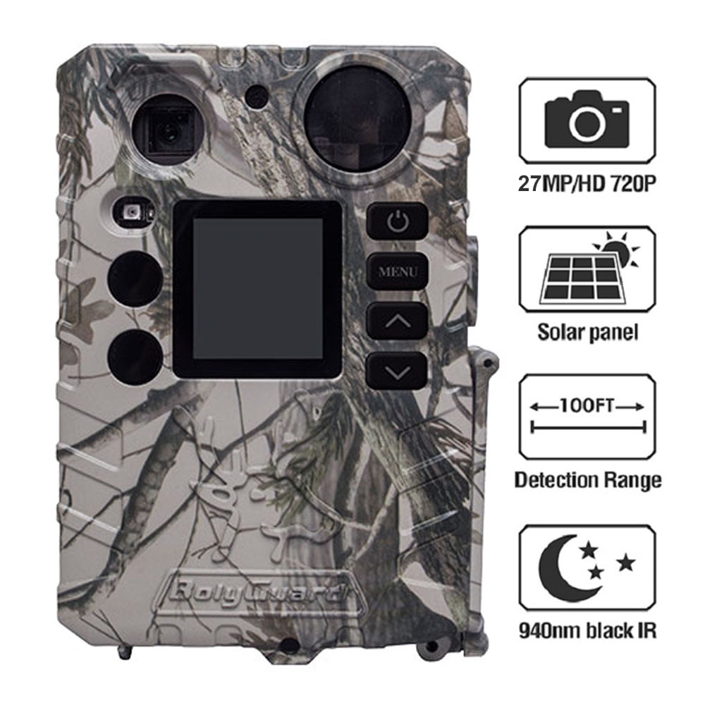 Trail Camera 27M Hunting Game Camera 940nm NO Glow Black IR Sensor ...