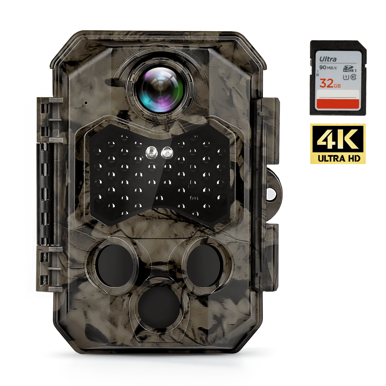 Trail Camera HAPIMP 5S Ultra HD 4K 32MP Hunting Camera 20m Night Vision Waterproof IP66 ...