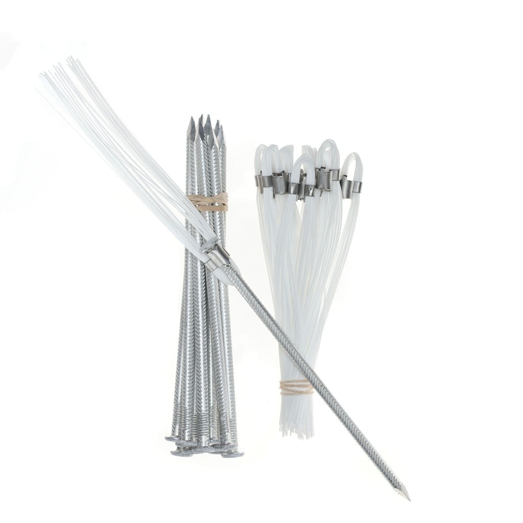 Trail Chasers Sports and Survey Flag Markers White 6-inch Light 10Ct ...