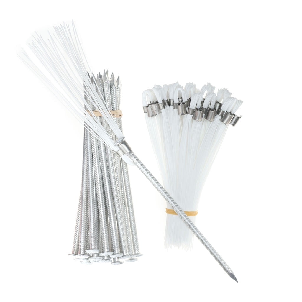 Trail Chasers Sports and Survey Flag Markers White 6-inch Light 25Ct ...