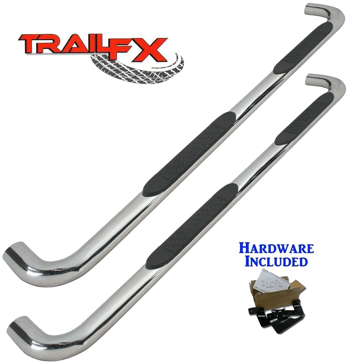 Trail FX A0411SS Nerf Bar Fits select: 2005-2020 TOYOTA TACOMA ...