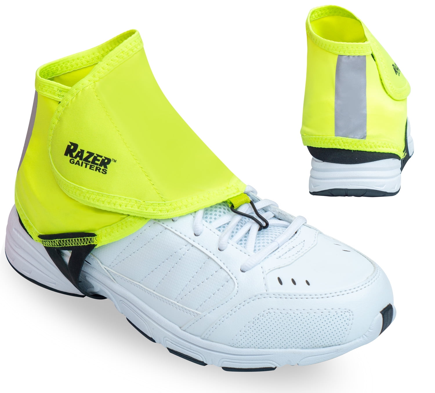 Trail Gaiters for Running - Large - Reflective Running Gear - Short ...