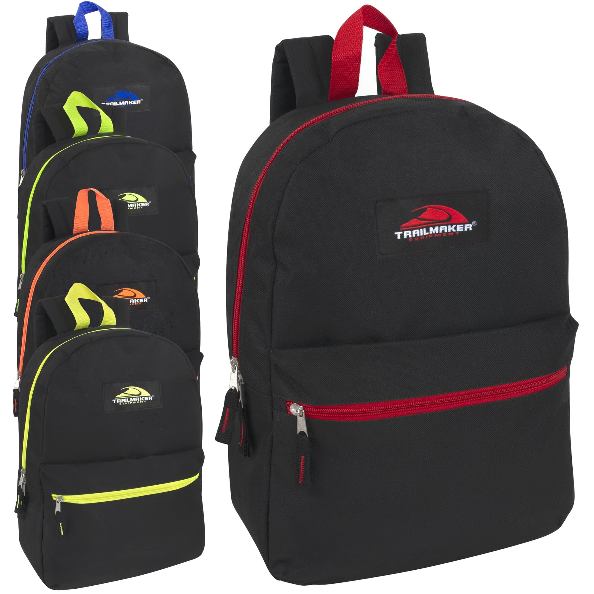 Trail Maker 24 Pack 17 Inch Classic Backpacks with Padded Straps for ...