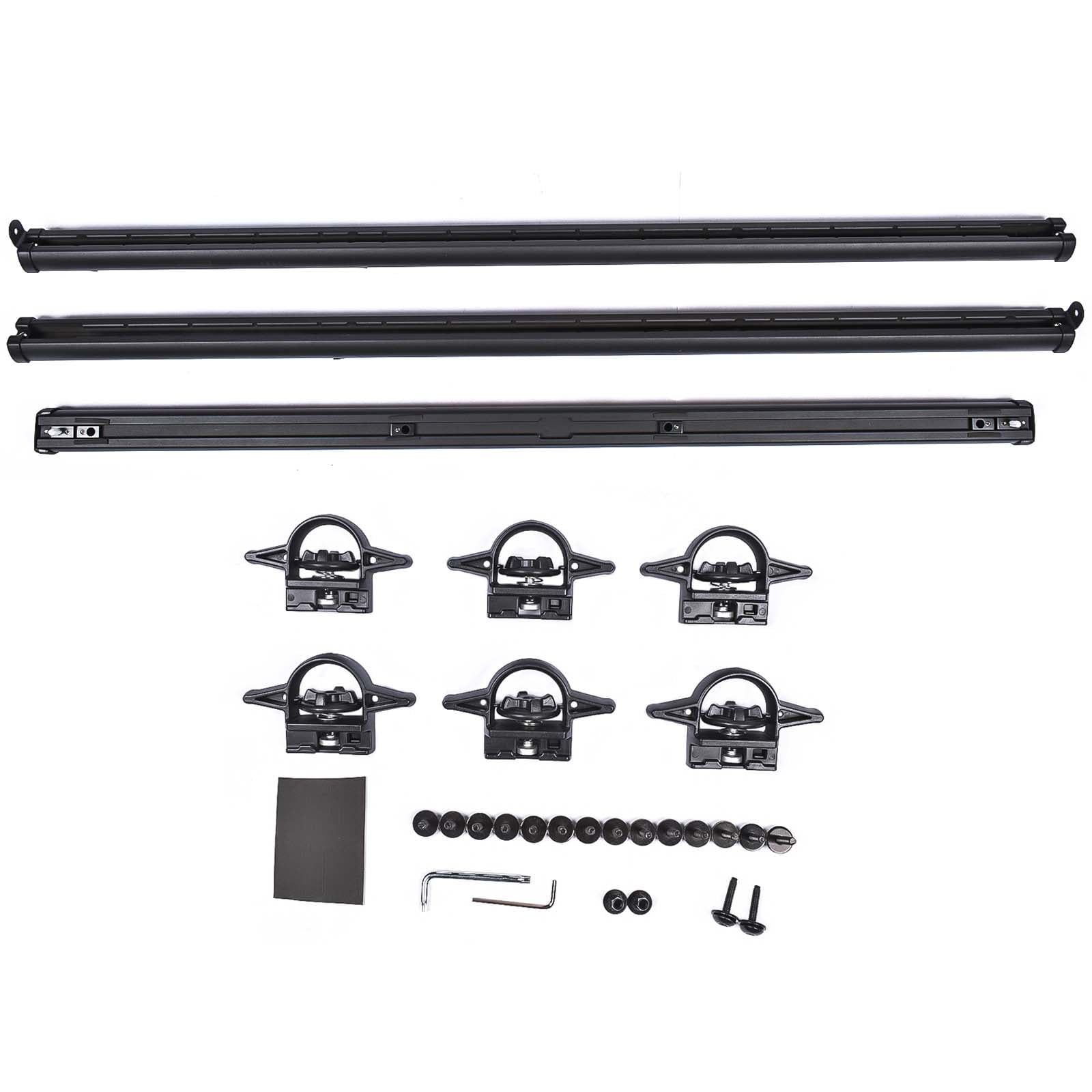 Trail Rail System Tie Down Rails for 2020-2023 Jeep Gladiator 3.0L 3.6L ...