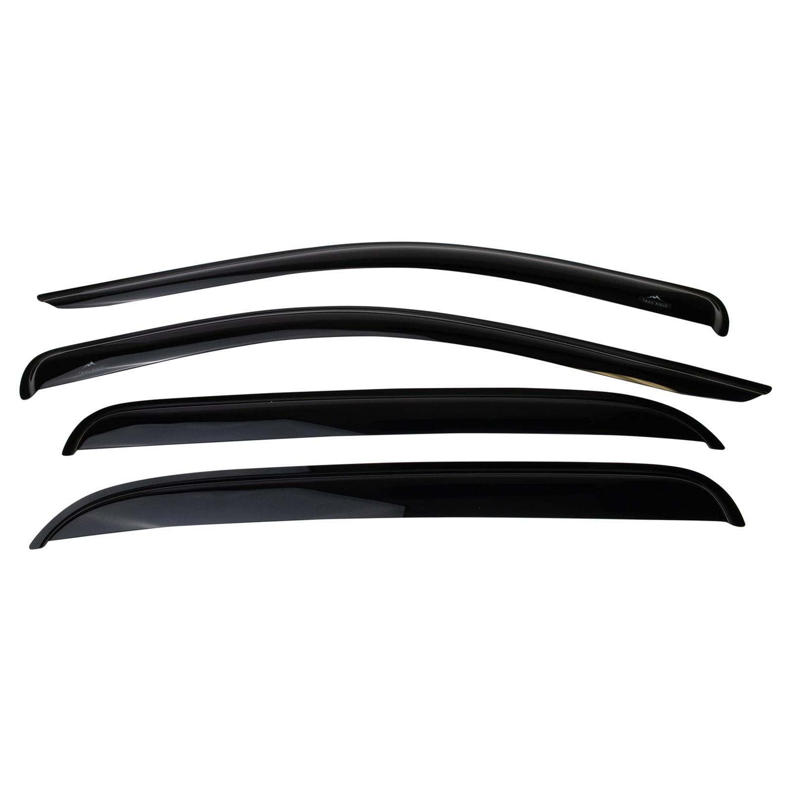 Trail Ridge Front & Rear Side Window Rain Deflector Guard Smoke for Ram ...