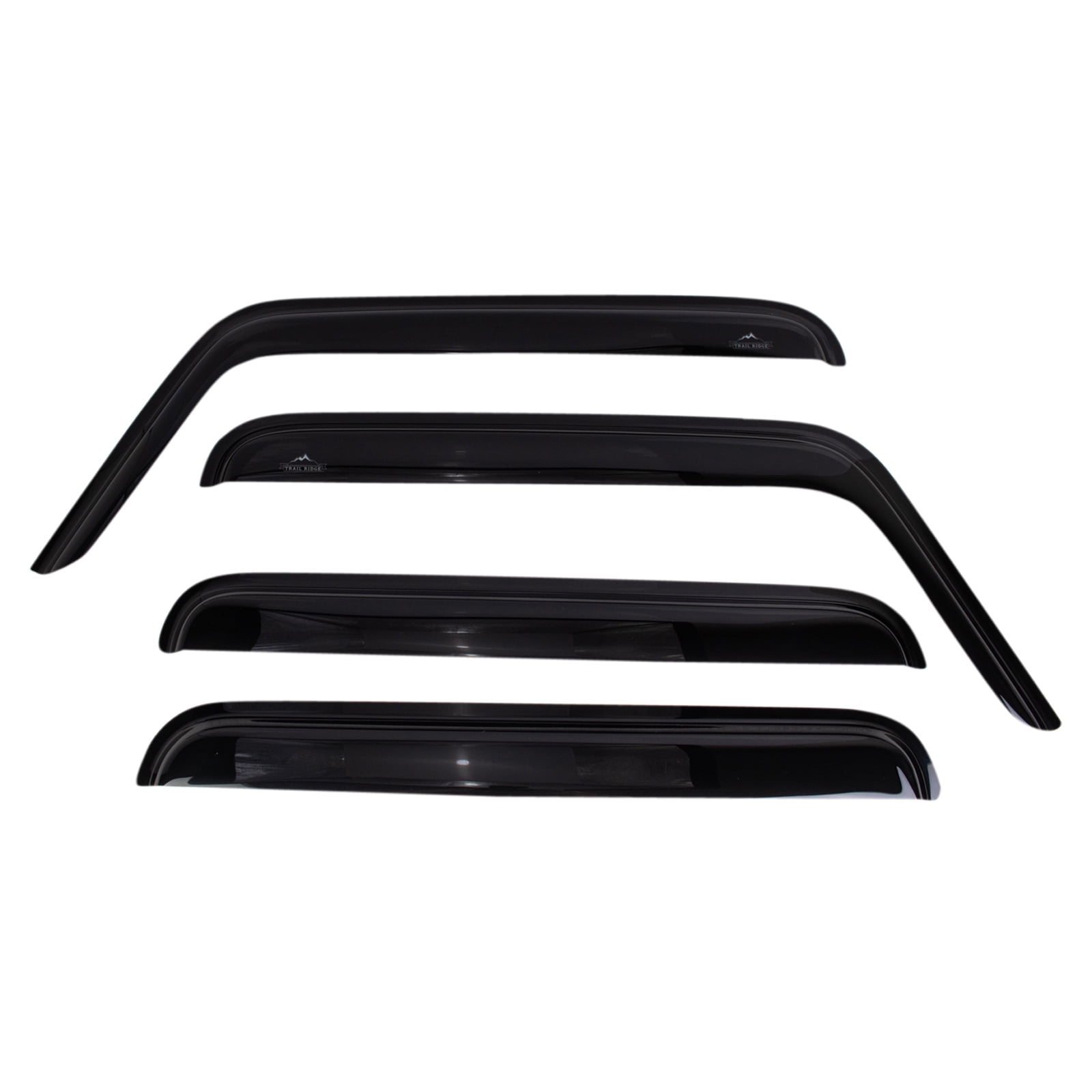 Trail Ridge Front & Rear Window Rain Deflector Guard Smoked Fits select ...