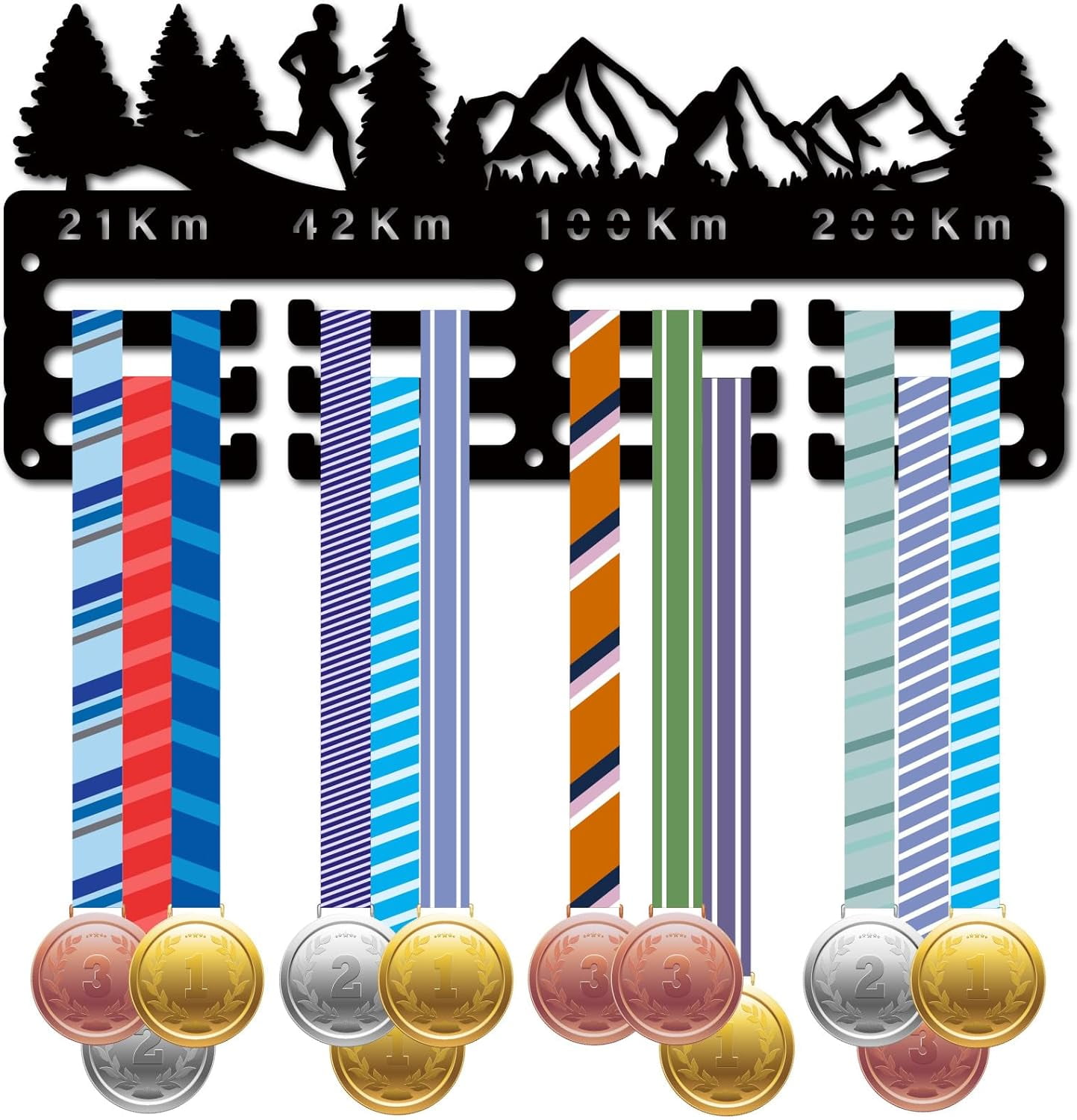 Trail Running Medal Holder Medal Hangers Medal Rack Display Marathon ...