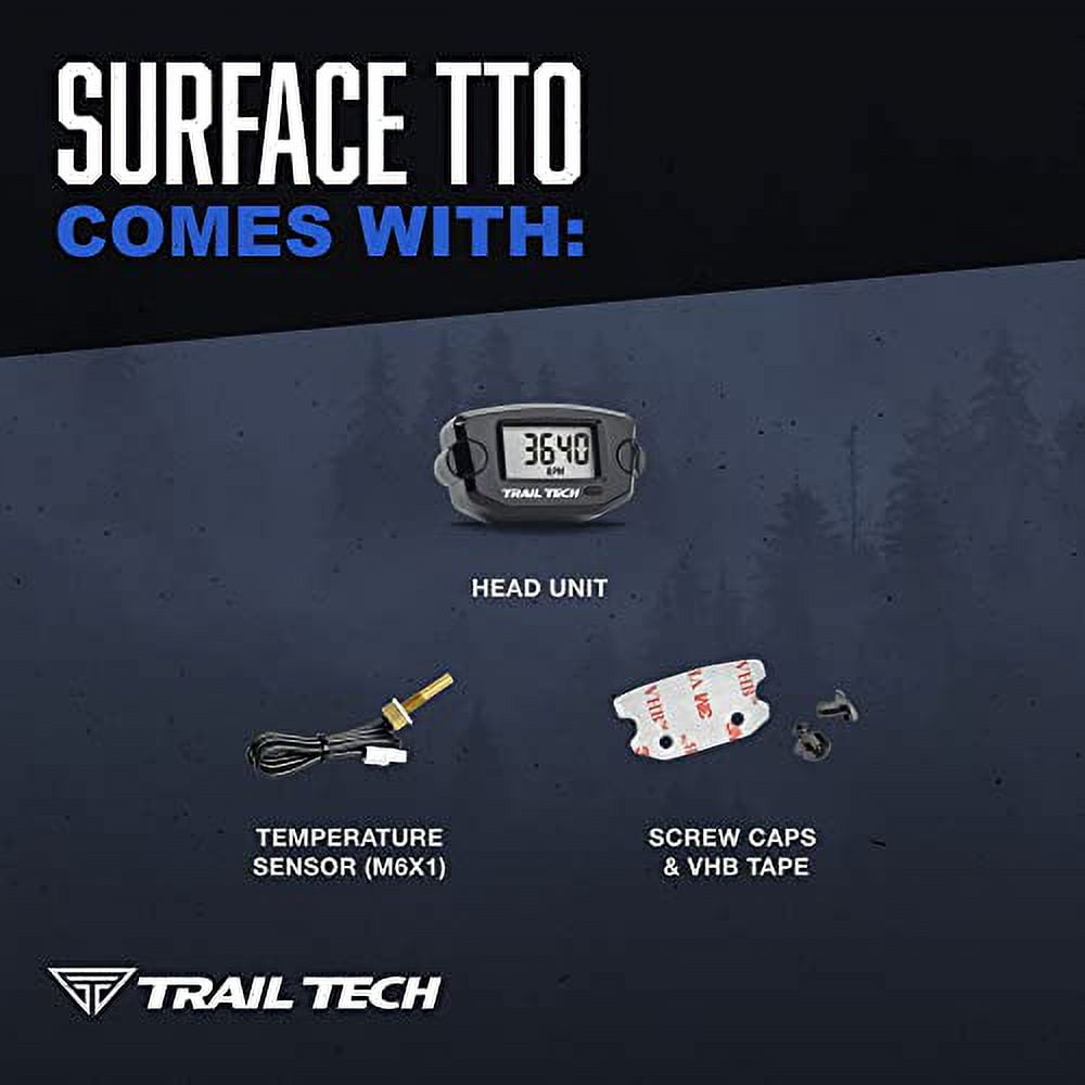 Trail Tech 742-ES1 TTO Temperature Digital Gauge M6X10 Screw Sensor ...