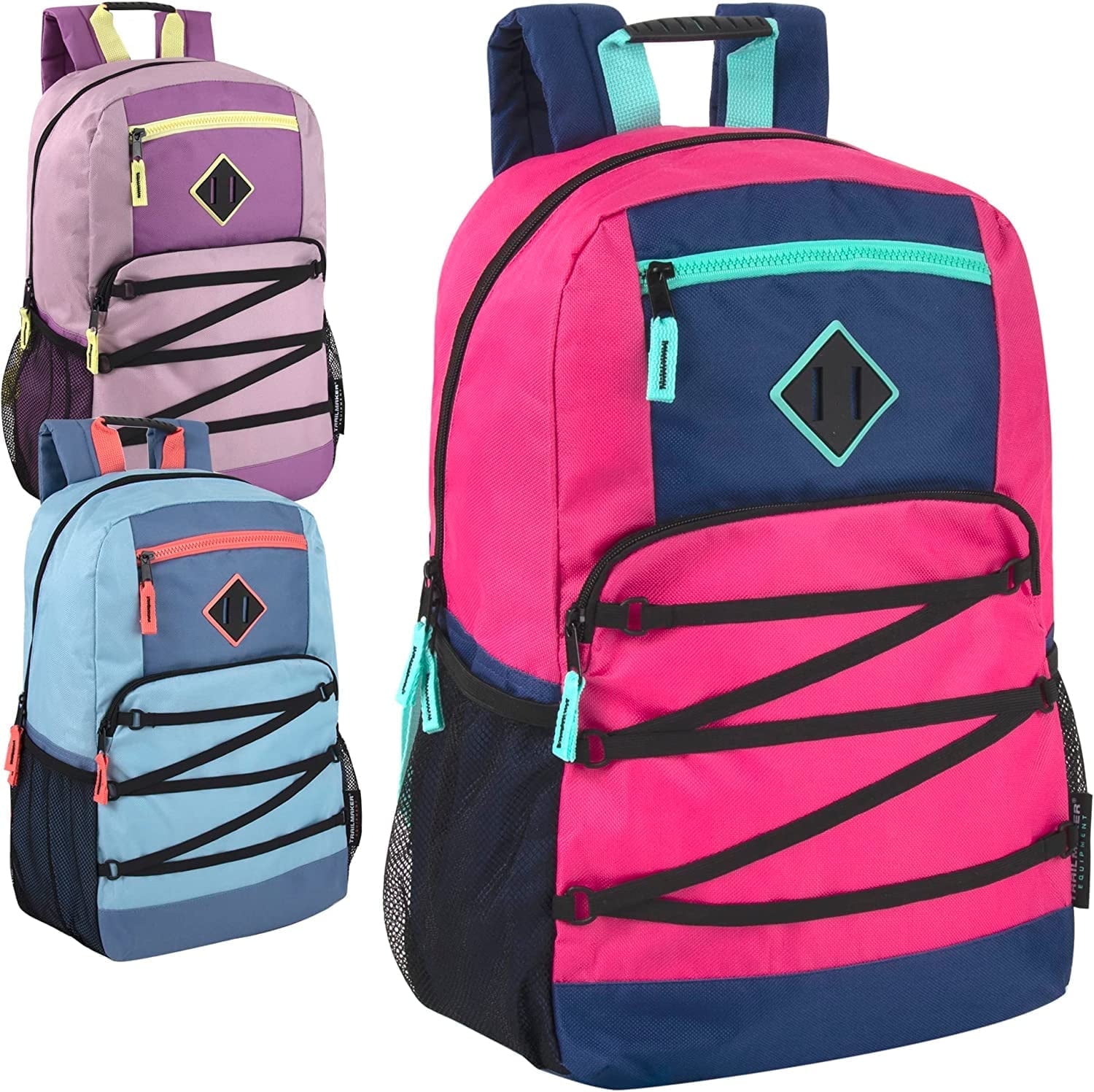 24 Pack of Bungee Cord Design Multipocket Laptop Backpacks for ...