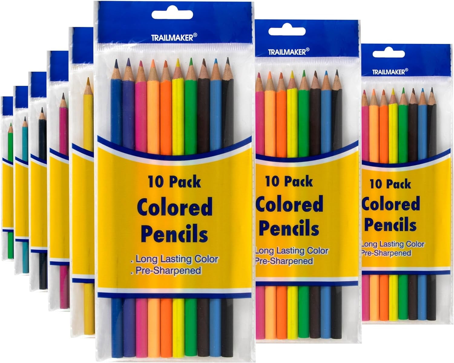 Trail maker Colored Pencils Bulk 100 Packs for Classrooms, Artists ...