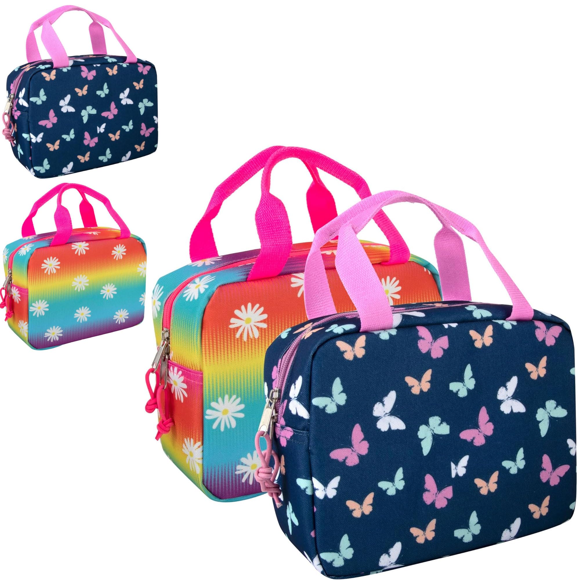 24 Pack of Soft Shell Insulated Lunch Bags for Storing Food, Drinks ...