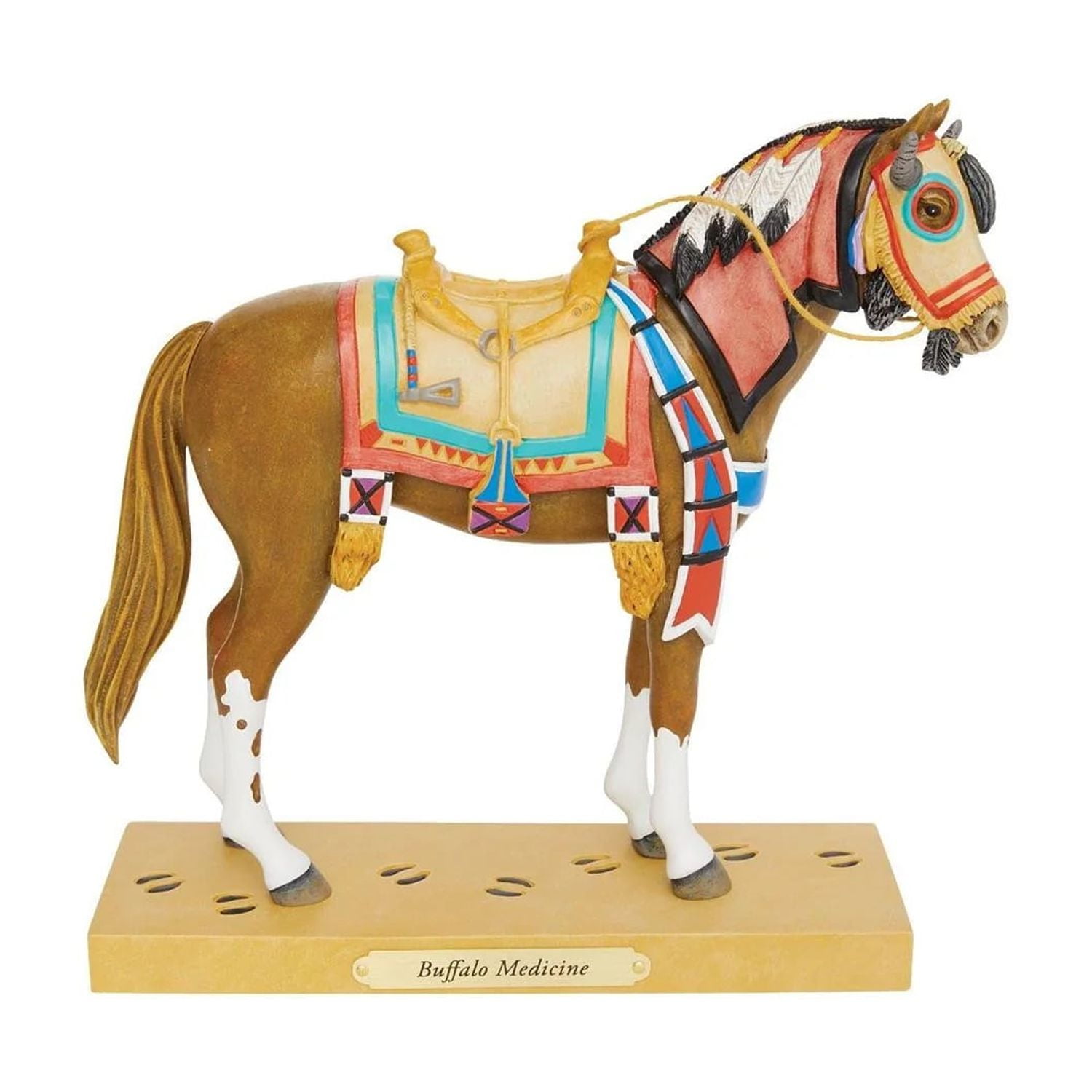 Trail of Painted Ponies Buffalo Medicine Pony Figurine #6015083LE ...