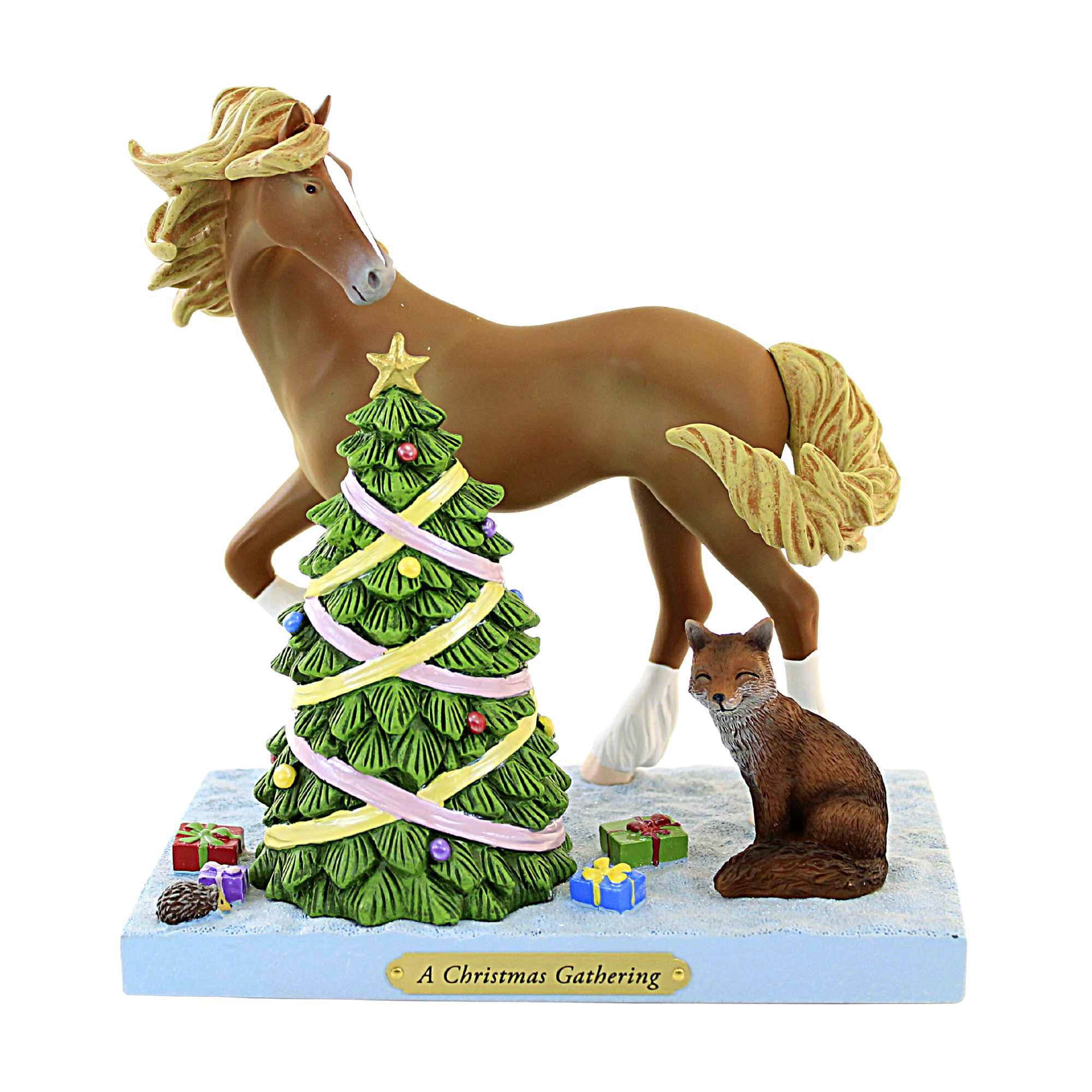 Trail of Painted Ponies Christmas Gathering Figurine 7.3in H - Walmart.com