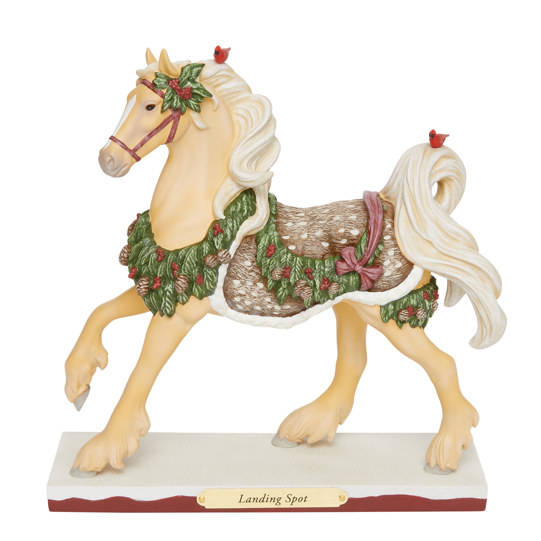 Trail of Painted Ponies Landing Spot Christmas Figurine 7.7in H ...