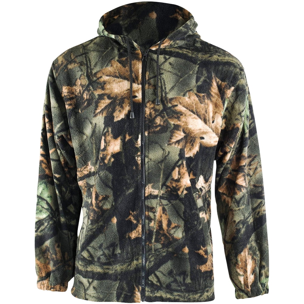 TrailCrest Adult Mens Chambliss Full Zip Camo Hoodie Sweatshirt Jacket ...
